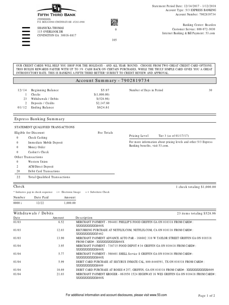 Account Summary - 7902819734 | PDF | Cheque | Financial Transaction