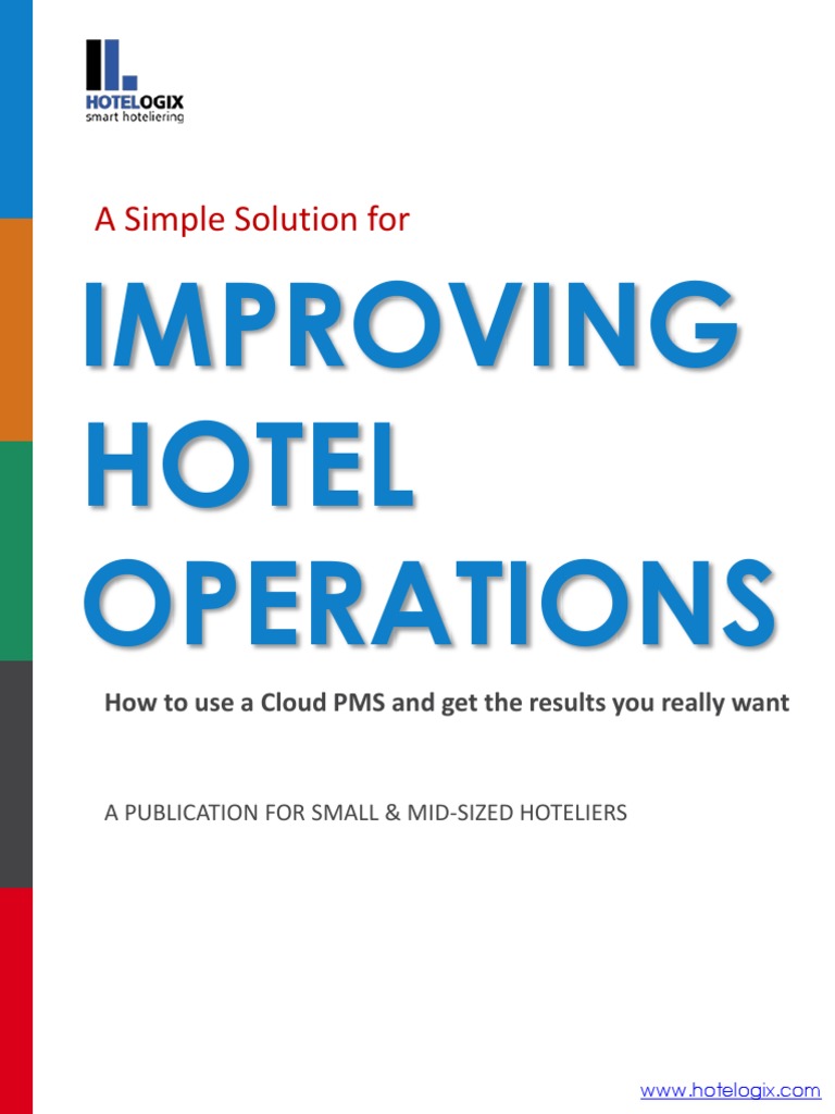 E Book Improving Hotel Operations by Hotelogix | PDF