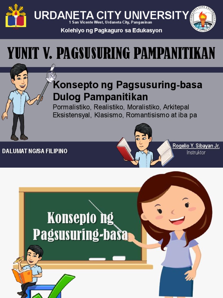 Yunit-V Dalumat Pagsusuring-Pampanitikan | PDF