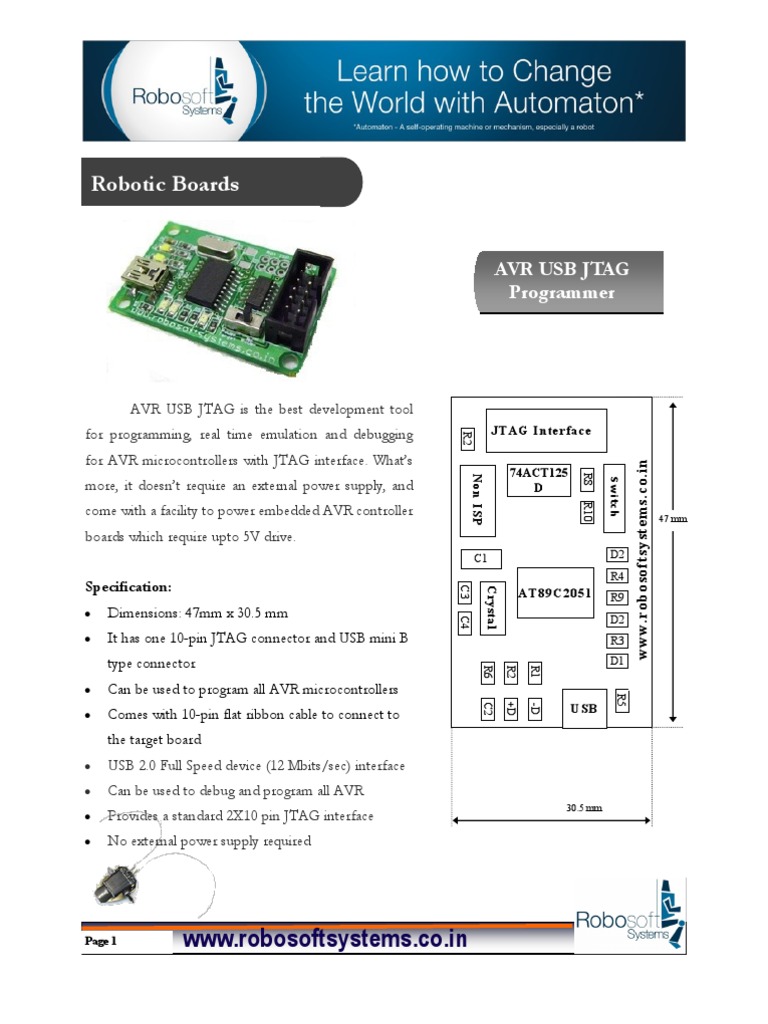 Avr Usb Programmer Usb Computer Hardware