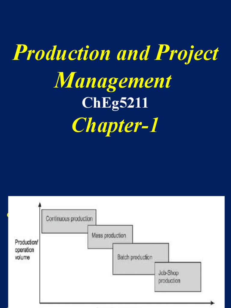 Production and Project Management | PDF | Mass Production | Inventory