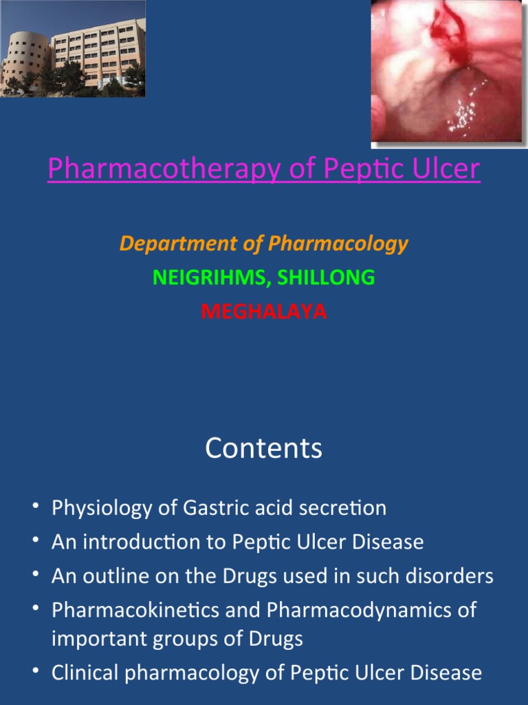 Peptic Ulcer Drugs and Pharmcotherapy - Drdhriti | Peptic Ulcer