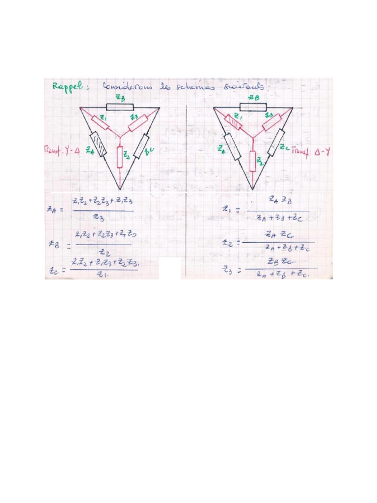 Transformation Triangle Etoile | PDF