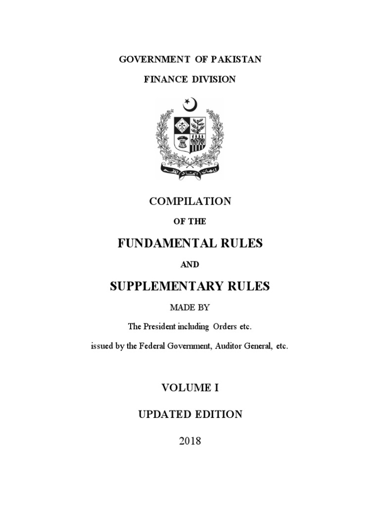 Fundamental Rules Supplementary Rules: Compilation | PDF | Probation ...