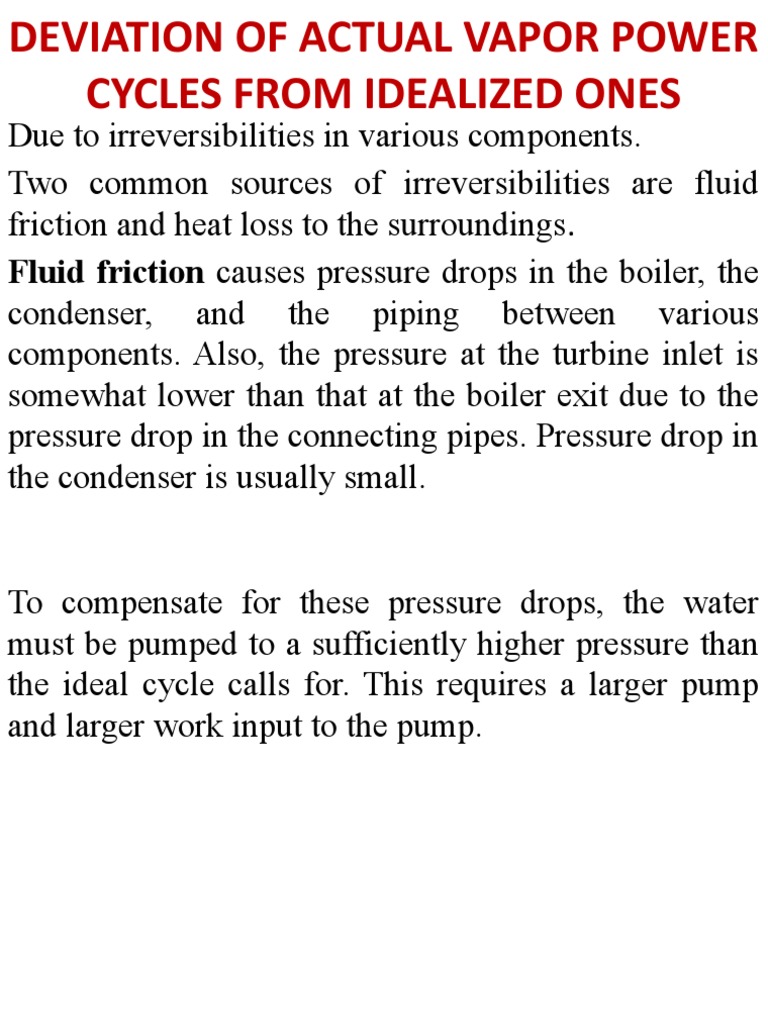 Vapor Power Cycle Lecture2 | PDF | Steam | Energy Conversion