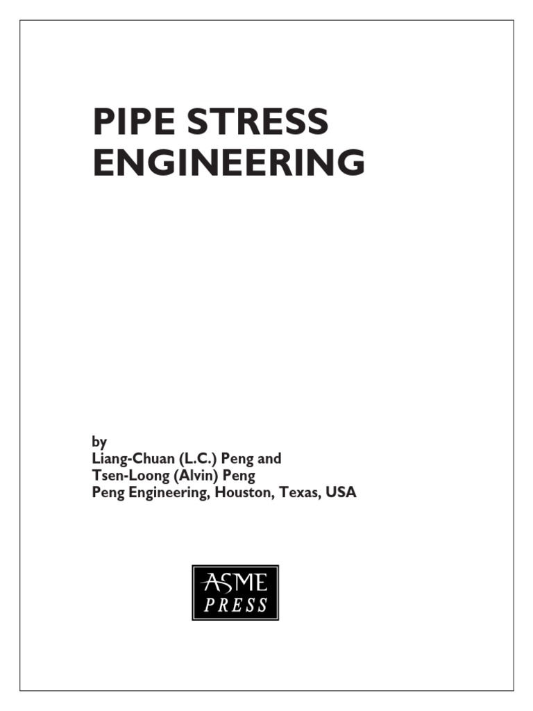 Pipe Stress Engineering (PDFDrive) 1 | PDF
