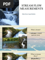 Float Method for Water Flow Measurement | PDF | Area | Flow Measurement