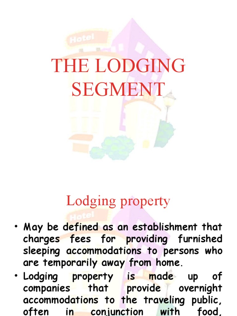 Types of Lodging Properties Explained | PDF | Resort | Bed And Breakfast