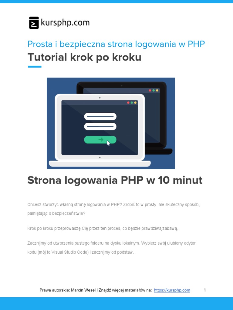 Kursphp Com Logowanie | PDF