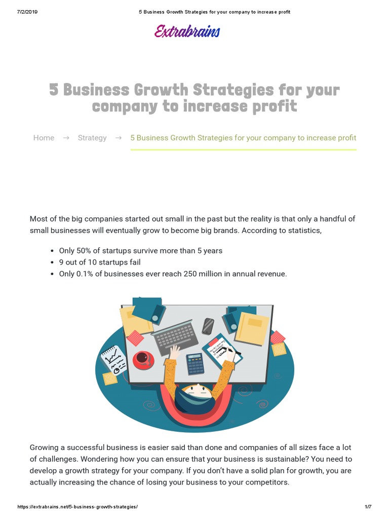 5 Proven Business Growth Strategies | PDF | Entrepreneurship | Startup ...