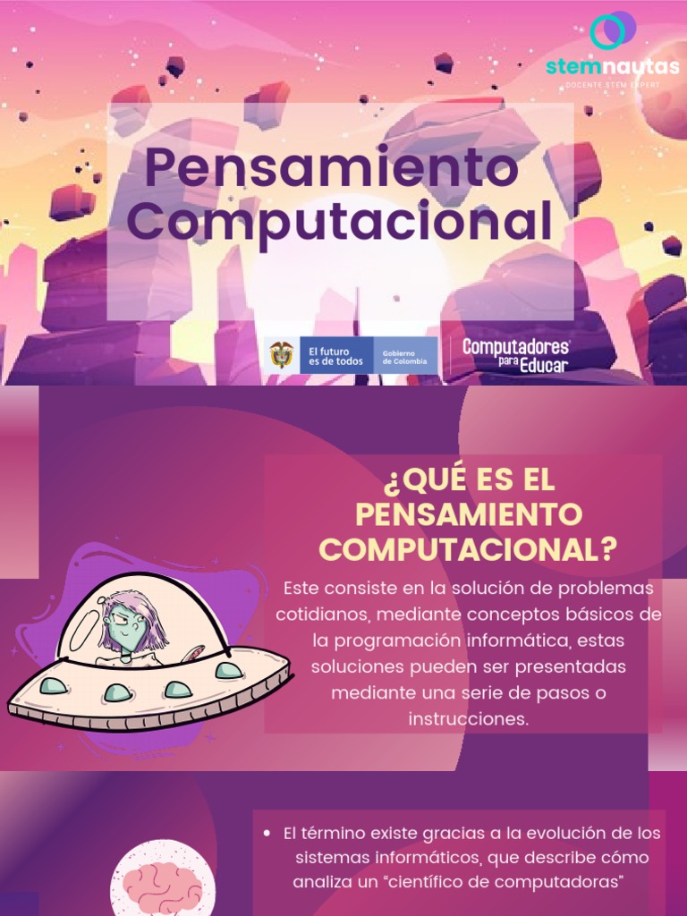 Qué Es El Pensamiento Computacional | PDF | Ciencias de la Computación ...