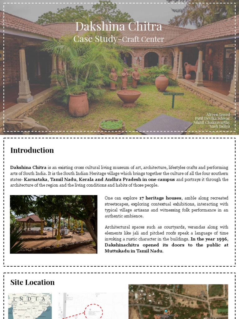Dakshin Chitra Case Study-Craft Center | PDF | Economic Sectors