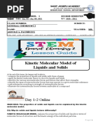 GenChem2 Q3 Module 2.1 Phase Changes v4 | PDF | Phase (Matter) | Liquids