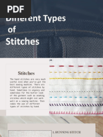 Basic Hand Stitches | PDF | Embroidery | Sewing