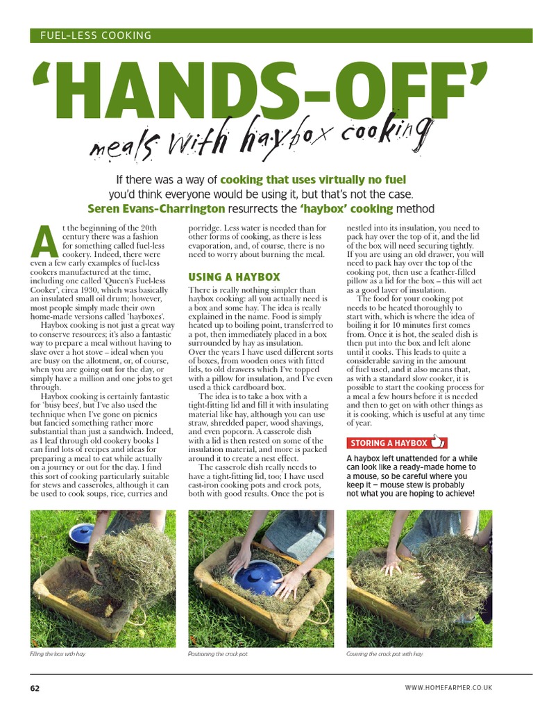 Meals With Haybox Cooking: Hands-Off' | PDF | Slow Cooker | Dutch Oven