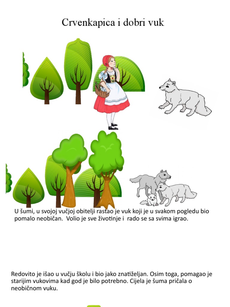 Crvenkapica I Dobri Vuk | PDF