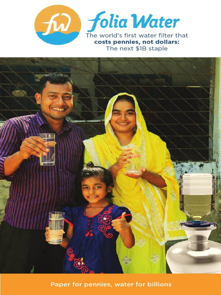 Folia Water - Brochure PDF | PDF | Tap Water | Filtration