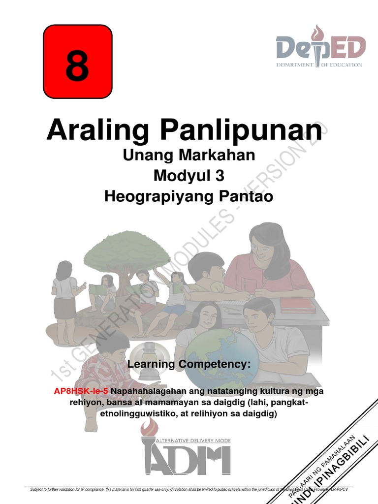 Ap8 - Q1 - Module 3 PDF | PDF