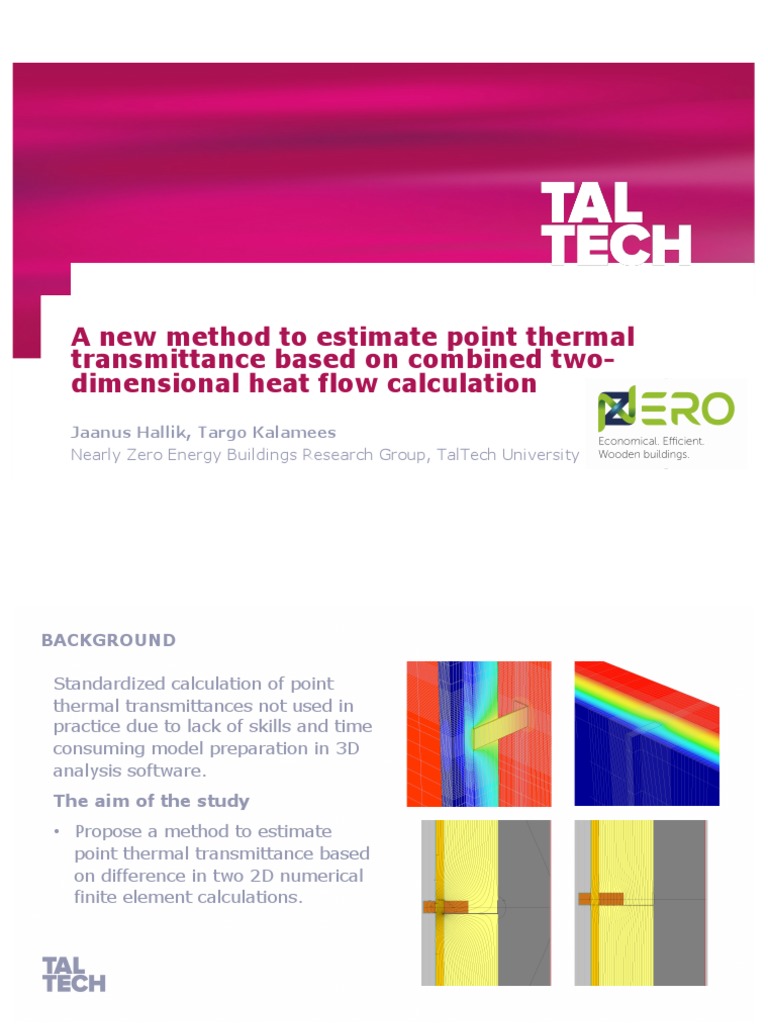 NSB2020 - A New Method To Estimate Point Thermal Transmittance Based On ...