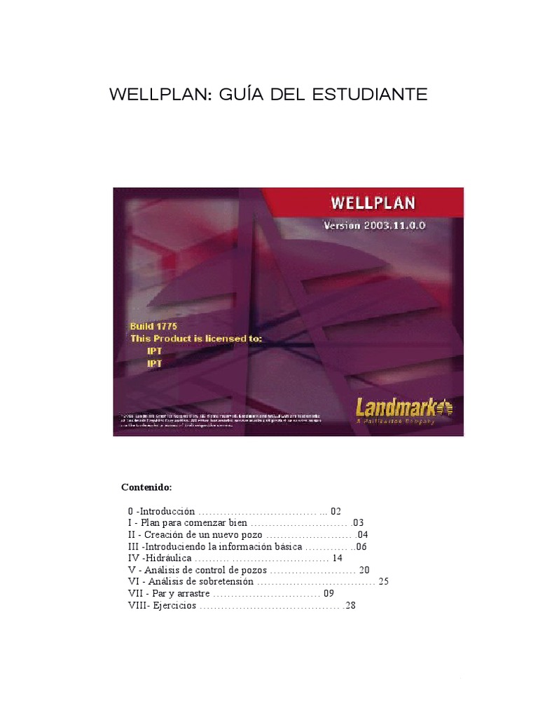 Wellplan Student Guide - En.es | PDF | Bomba | Software