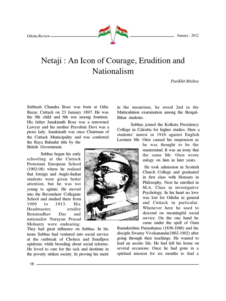 Netaji PDF | PDF | Mahatma Gandhi | Indian Nationalism