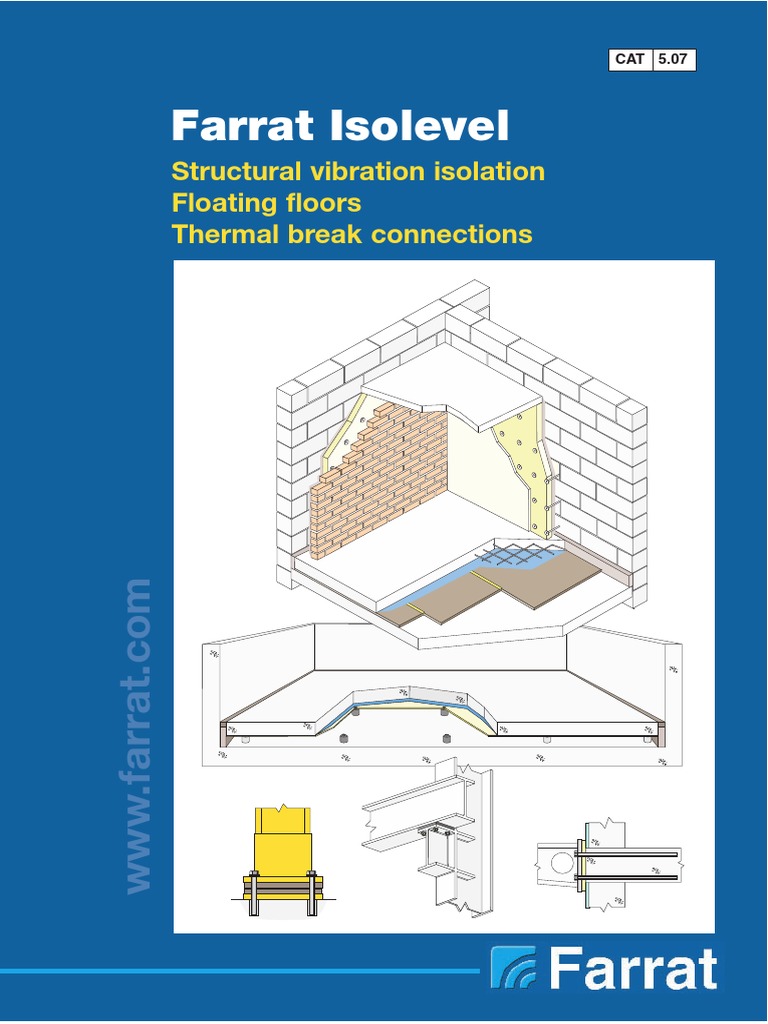 Farrat Isolevel: Structural Vibration Isolation Floating Floors Thermal ...