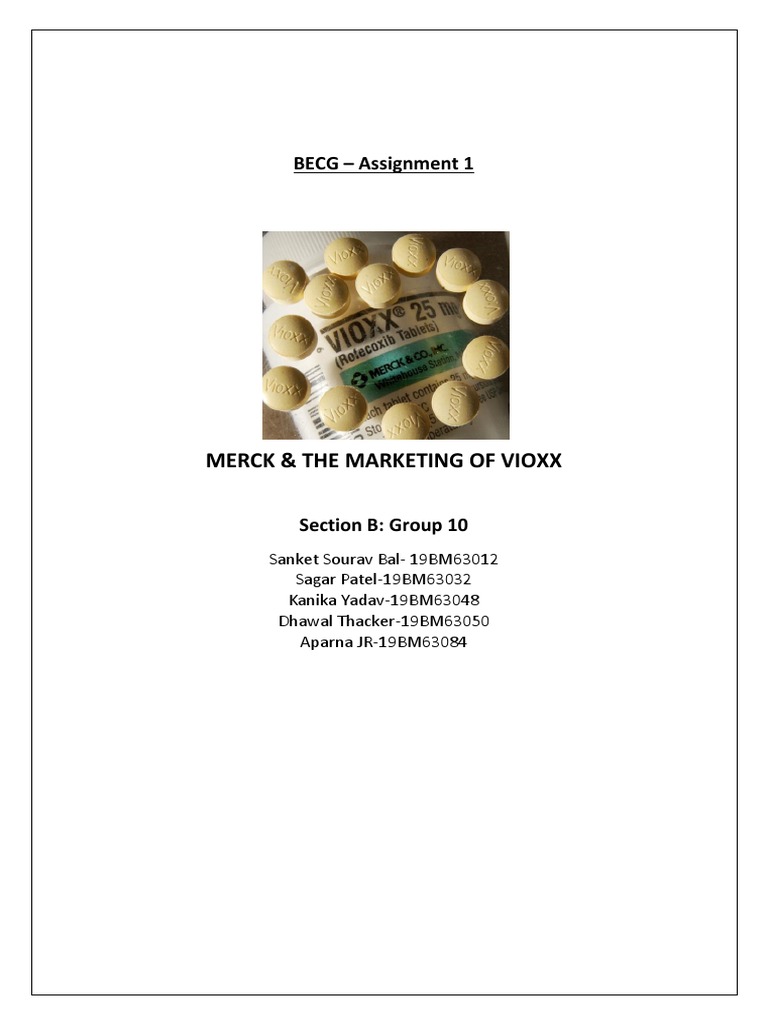 Merck's Ethical Failures with Vioxx | PDF | Business Ethics | Merck & Co.