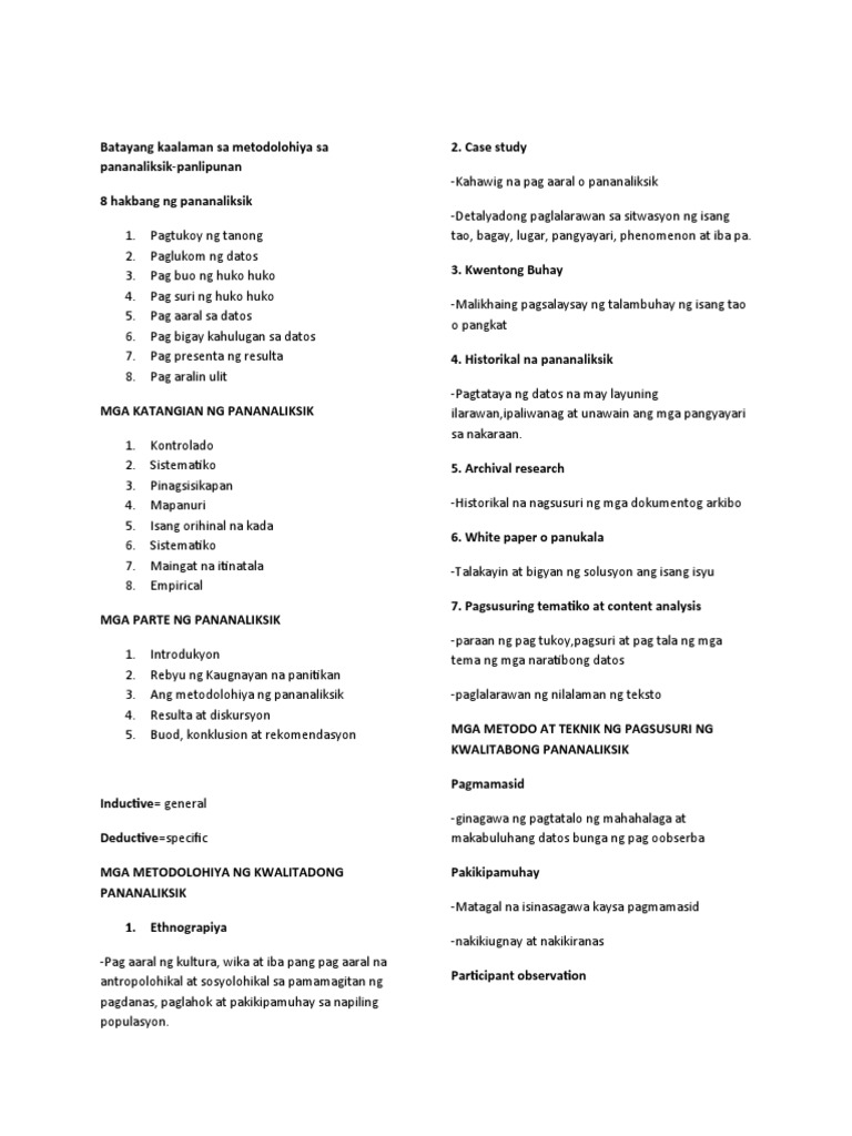 Chapter 3 Reviewer | PDF