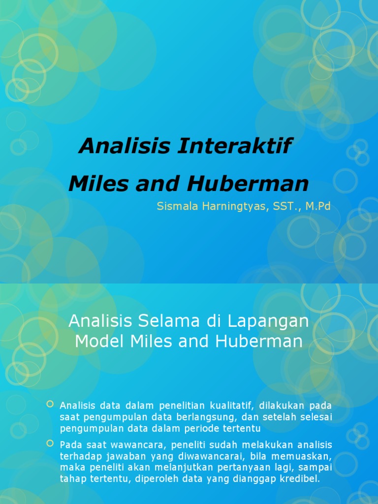 Analisis Data Model Miles N Huberman | PDF