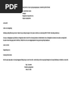 Application Letter Tagalog | PDF