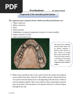 Major Connectors in RPD PDF | PDF | Mouth | Dentistry Branches