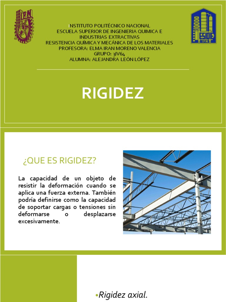 RIGIDEZ | PDF | Rigidez | Materiales