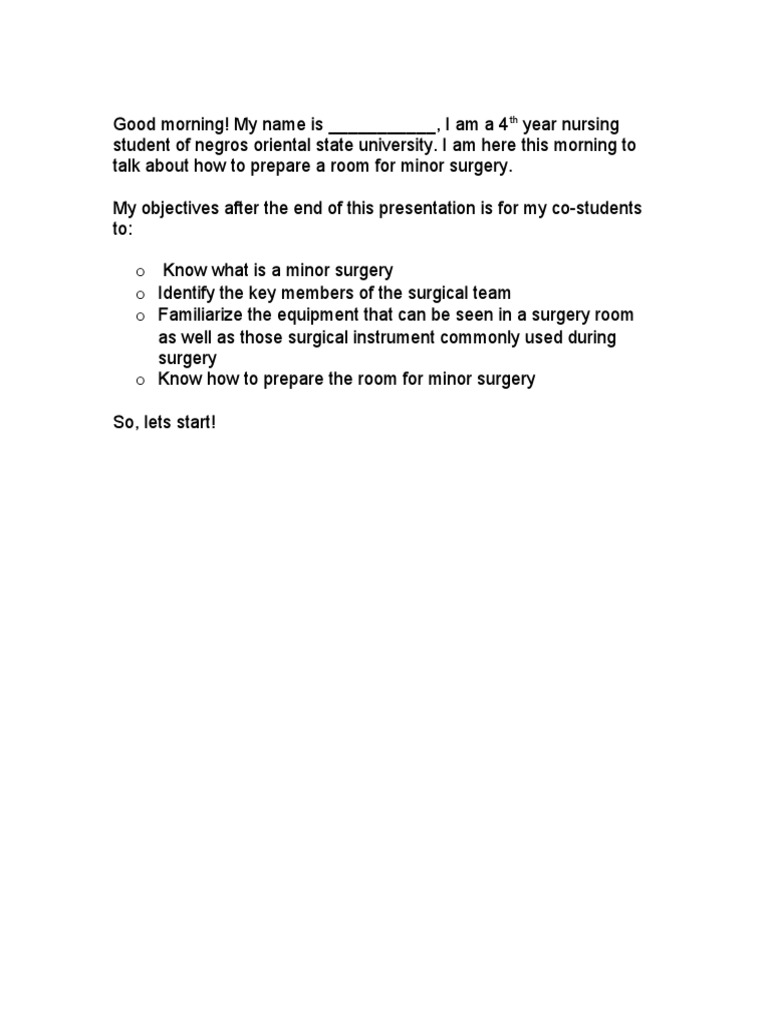 Sample Presentation Script | PDF