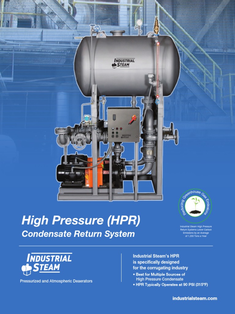 High Pressure (HPR) : Condensate Return System | PDF | Steam | Boiler