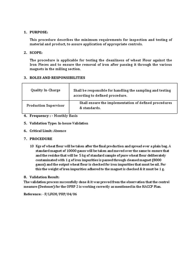 Sop Oprp Magnet | PDF
