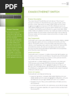 Switch Juniper EX4650 (Datasheet) | PDF | Networking | Multiprotocol ...