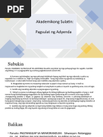 Halimbawa NG Adyenda | PDF