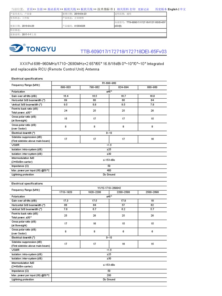 TTB 609017 172718 172718DEI 65Fv03 | PDF