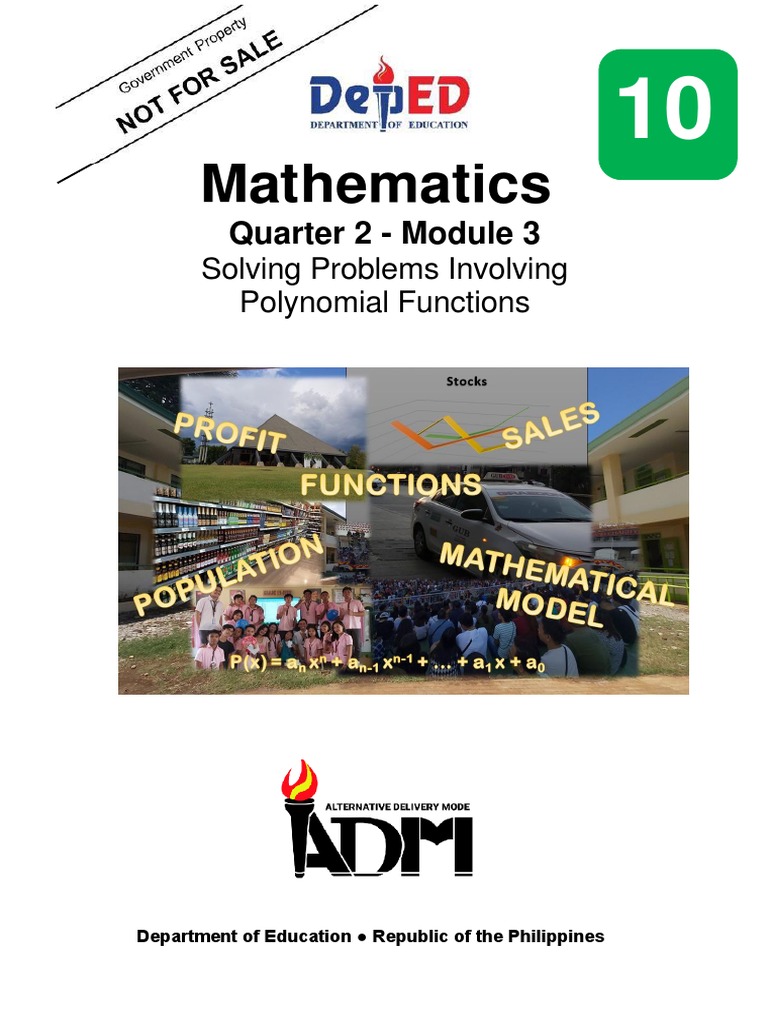 Mathematics: Quarter 2 - Module 3 | PDF | Educational Assessment ...