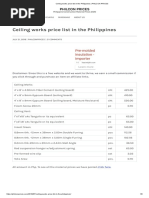 Metal Roofing Prices Philippines - PHILCON PRICES | PDF | Building ...