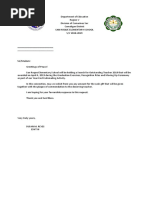 Letter Mayor - Intrams | PDF | Sports | Leisure