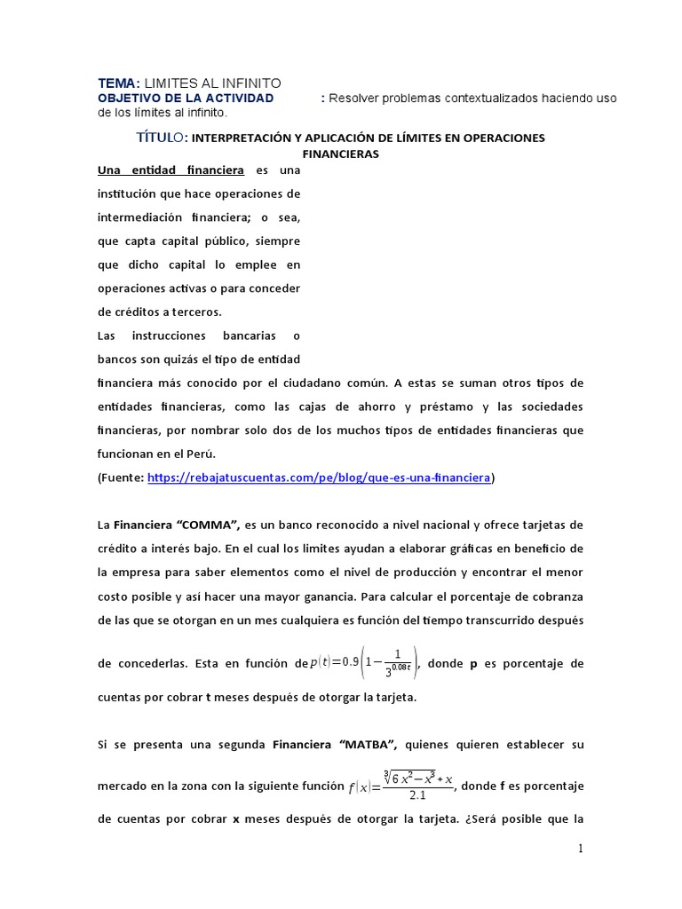 TPCC 2 | PDF | Asíntota | Bancos