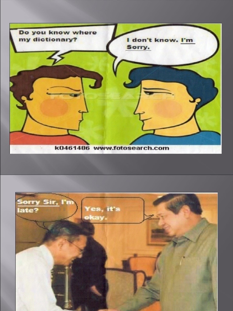 Apology Expressions and Examples | PDF