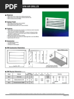 Titus 300/350 Grilles Overview | PDF | Screw | Mechanical Engineering
