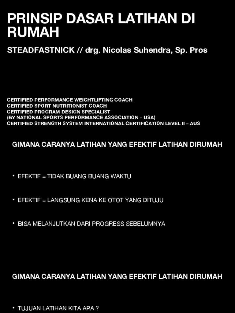 Home Exercises PDF | PDF