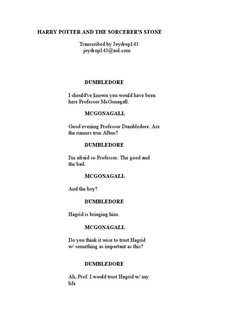 Harry Potter and The Sorcerer Stones | PDF | Fantasy Novel Series ...
