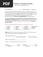 Ap Free Response Booklet Request Form | PDF | Advanced Placement