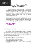 Filipino 12 Flyers at Leaflets | PDF