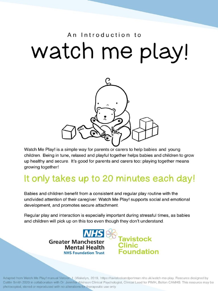 An Introduction To Watch Me Play PDF | PDF