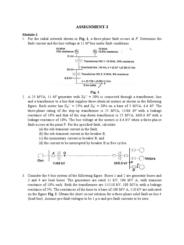 Assignment I | PDF | Transformer | Power Engineering